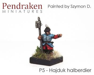 Pendraken 10mm 16th C. Polish Hajduk halberdier