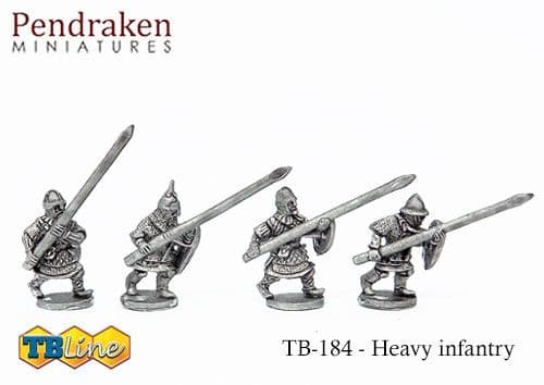 TB Line 10mm TB Line Middle Ages Eastern Europe Heavy infantry