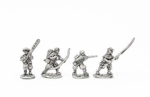 Pendraken 10mm 16th C. Feudal Japanese Ikko-Ikki monks