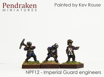 Pendraken 10mm NAPOLEONIC 1809 French Imperial Guard engineers
