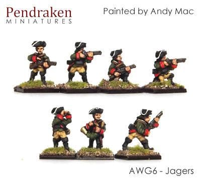 Pendraken 10mm AWI German Jagers