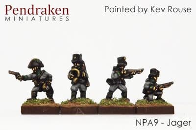 Pendraken 10mm NAPOLEONIC 1809 Austrian Jagers