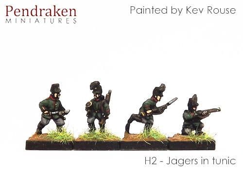 Pendraken 10mm 1860s Hanoverian Jagers in tunic
