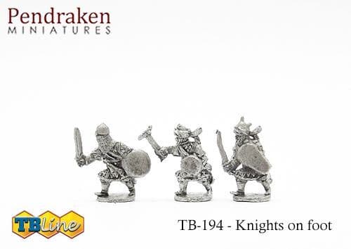 TB Line 10mm TB Line Middle Ages Islamics Knights on foot