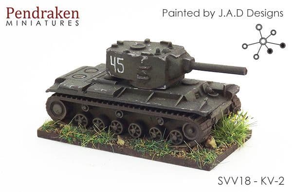 Pendraken 10mm WWII Soviet KV-2