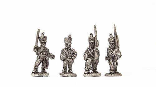 Pendraken 10mm NAPOLEONIC 1813-1815 Brunswickers Light infantry march ...
