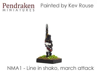 Pendraken 10mm NAPOLEONIC 1812 Austrian Line shako march attack
