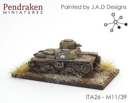Pendraken 10mm WWII Italian M11/39 tank