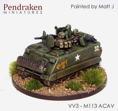 Pendraken 10mm Vietnam Vehicles M113 ACAV