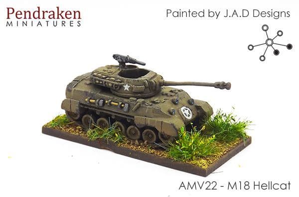 Pendraken 10mm WWII American M18 Hellcat