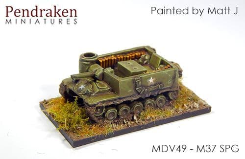 Pendraken 10mm MODERN Vehicles M37 SPG