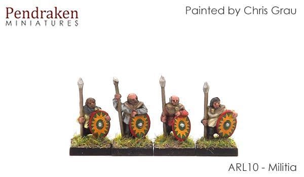 Pendraken 10mm ANCIENTS Late Roman Militia