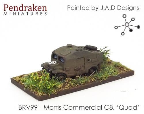 Pendraken 10mm WWII British Morris Commercial CS8, 'Quad'