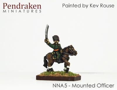 Pendraken 10mm NAPOLEONIC 1813-1815 Nassau Mounted Officers