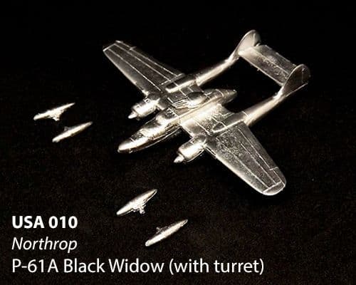 Raiden 6mm Northrop P-61A Black Widow with turret