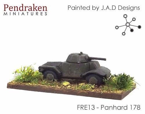 Pendraken 10mm WWII French Panhard 178 armoured car