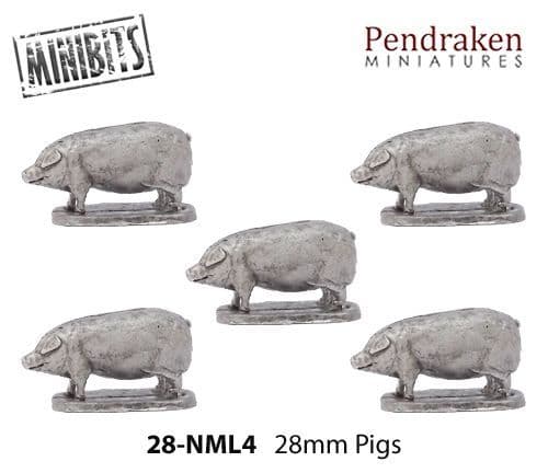 28mm Animals Pigs