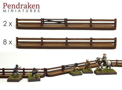 RED VECTORS MDF 10mm Regular fencing