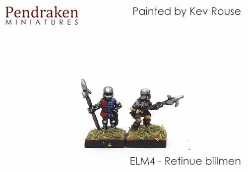 Pendraken 10mm MEDIEVAL Late European Retinue billmen