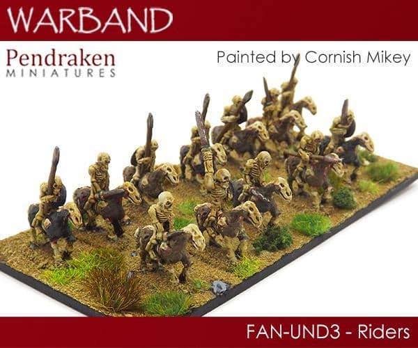 Pendraken 10mm-12mm FANTASY Undead Riders