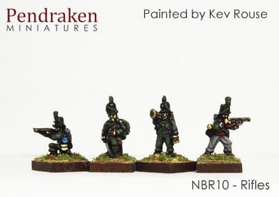 Pendraken 10mm NAPOLEONIC 1813-1815 British Rifles