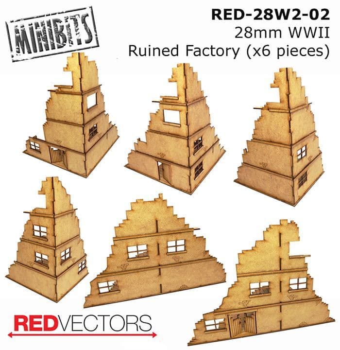 RED VECTORS MDF 28mm Ruined factory