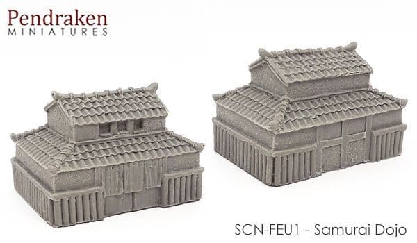 Pendraken 10mm SCENERY Feudal Japan Samurai Dojo
