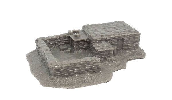 Pendraken 10mm SCENERY WWII Bunkers Sandbagged bunker
