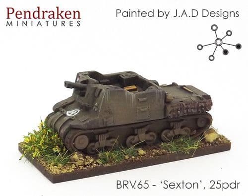 Pendraken 10mm WWII British Sexton', 25pdr