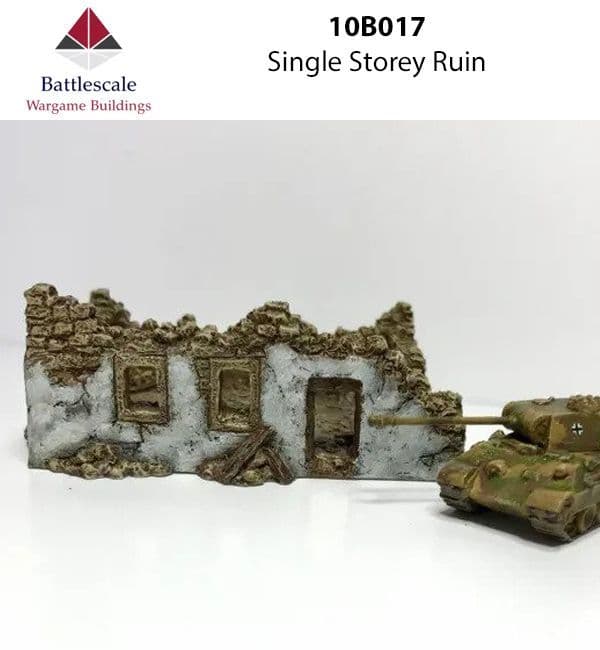 BATTLESCALE 10mm Single Storey Ruin