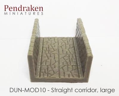 Pendraken 10mm Dungeon Rooms/Corridors Straight corridor, large