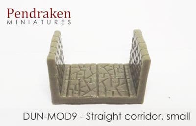 Pendraken 10mm Dungeon Rooms/Corridors Straight corridor, small
