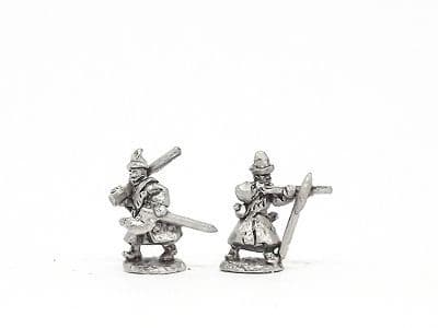 Pendraken 10mm Great Northern War Russian Streltsi with musket/axe