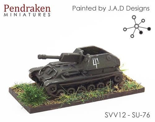 Pendraken 10mm POST WAR|Korean War|North Korean; 10mm WWII Soviet SU-76