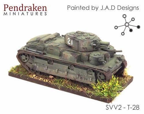 Pendraken 10mm WWII Soviet T-28