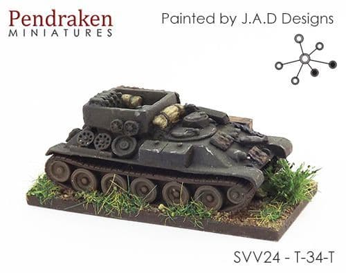 Pendraken 10mm WWII Soviet T-34-T Engineer
