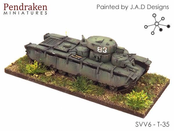 Pendraken 10mm WWII Soviet T-35 heavy tank