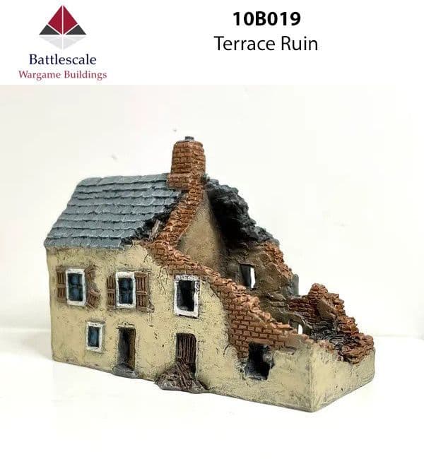 BATTLESCALE 10mm Terrace Ruin