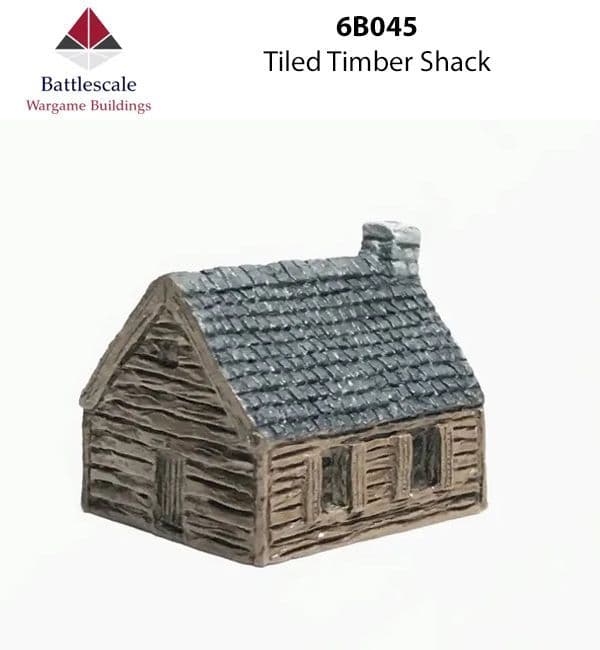 BATTLESCALE 6mm Tiled Timber Shack
