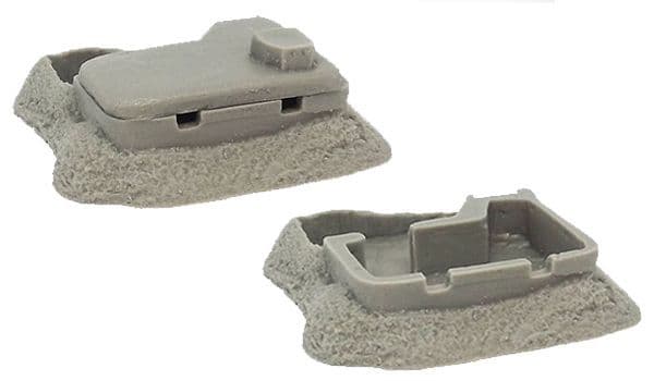 Pendraken 10mm SCENERY WWII Bunkers Tobruk type MG bunker type 2