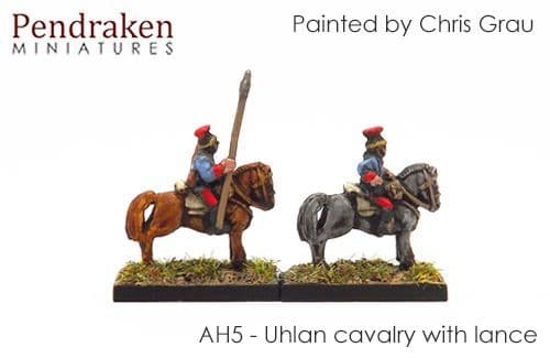 Pendraken 10mm WWI Austro-Hungarian Uhlan cavalry with lance