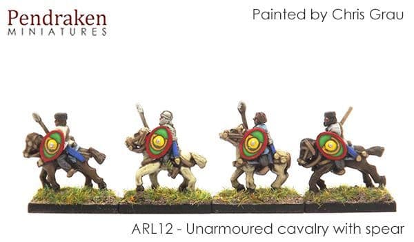 Pendraken 10mm ANCIENTS Late Roman Unarmoured cavalry with spear