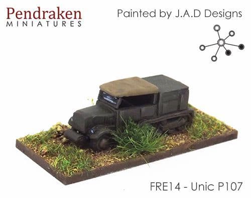Pendraken 10mm WWII French Unic P107 Halftrack