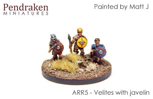 Pendraken 10mm ANCIENTS Republican Roman Velites with javelin