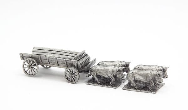 Pendraken 10mm 1899-1902 Boer War Wagon with oxen