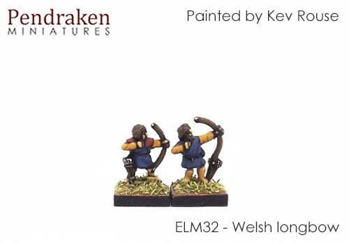 Pendraken 10mm MEDIEVAL Late European Welsh longbow