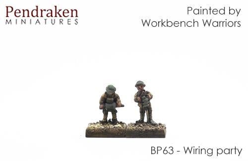 Pendraken 10mm WWI British Wiring party