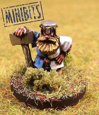 15mm FANTASY Dwarves With axe
