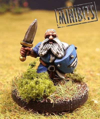 15mm FANTASY Dwarves With sword