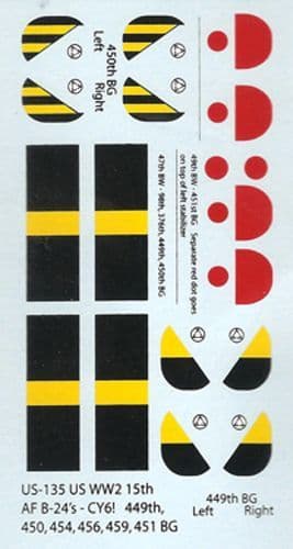 Decals WWII US Aircraft Markings 1/285